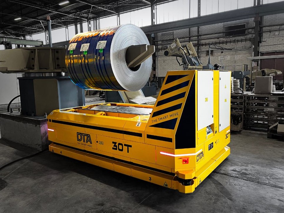 DTA Dolphin 30-Ton Paper Coil Transporter AGV